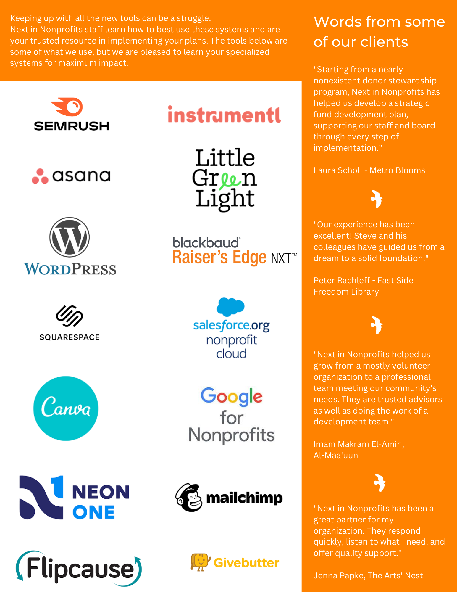 Services from Next in Nonprofits | Next in Nonprofits